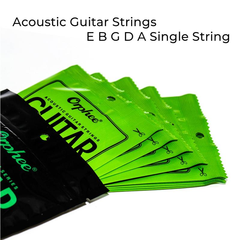 Orphee Acoustic Guitar Strings Single String EBGDA Gauge 010 - TikTok ...