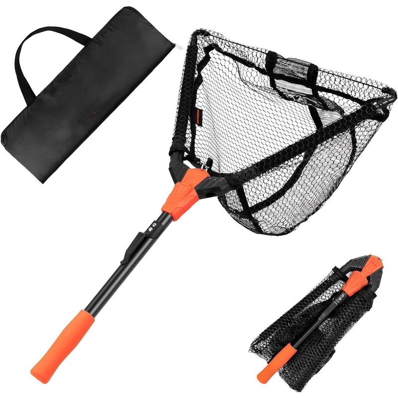 Pontus Fishing Net Fish Landing Net, Foldable & Lightweight Freshwater ...