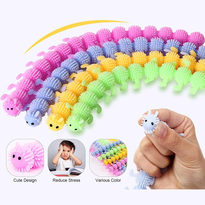 Sensory Fidget Toys Caterpillar Stretchy Relieves Stress Toy - TikTok ...