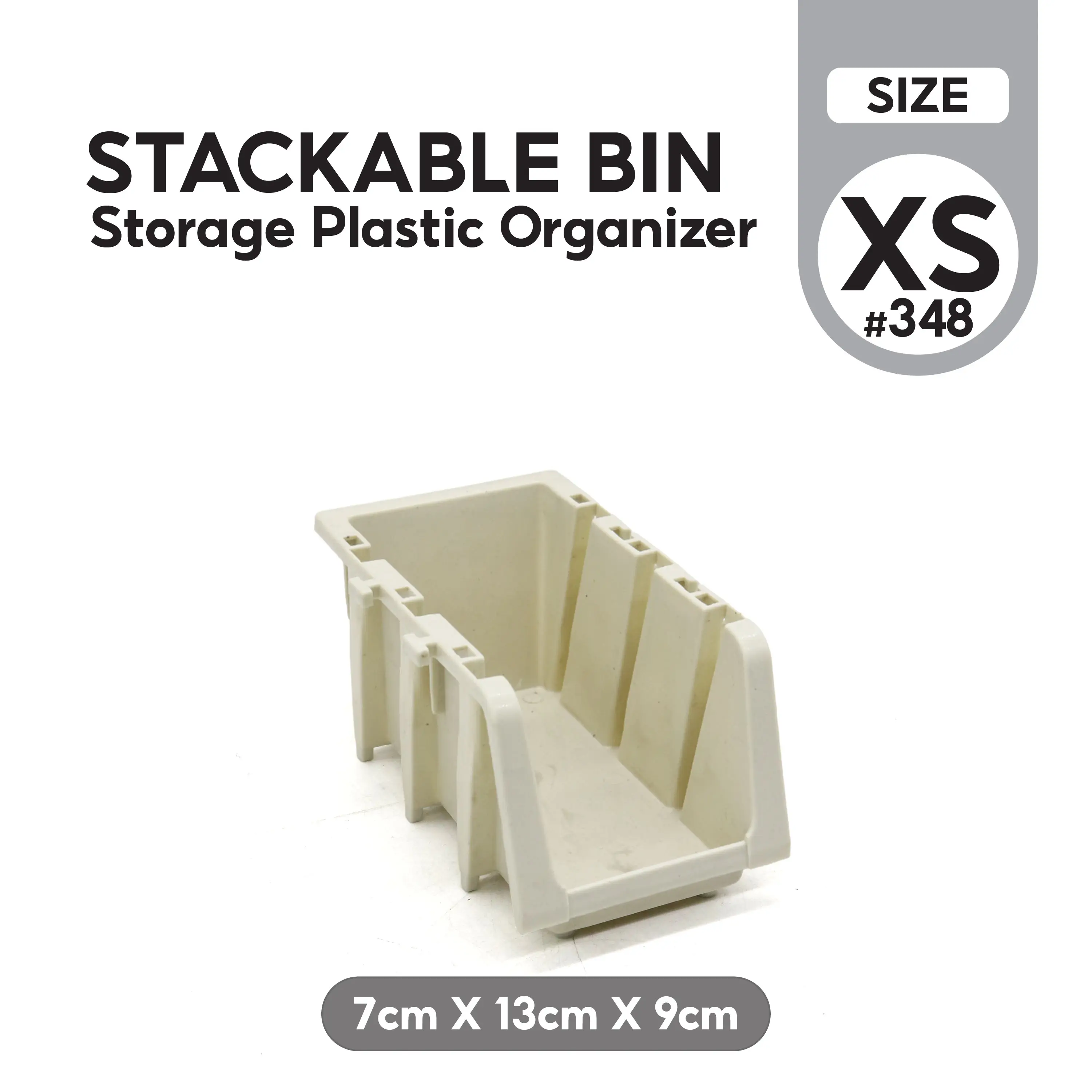 Homeflix PLASTIC STACKABLE BIN / ORGANIZER / STORAGE / BOX / LAYER ...