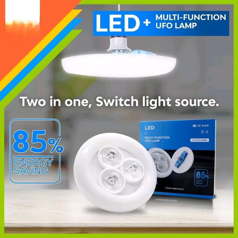 2in1 Multi-Function Indoor & Outdoor UFO LED Ceiling Lamp Fo - TikTok ...