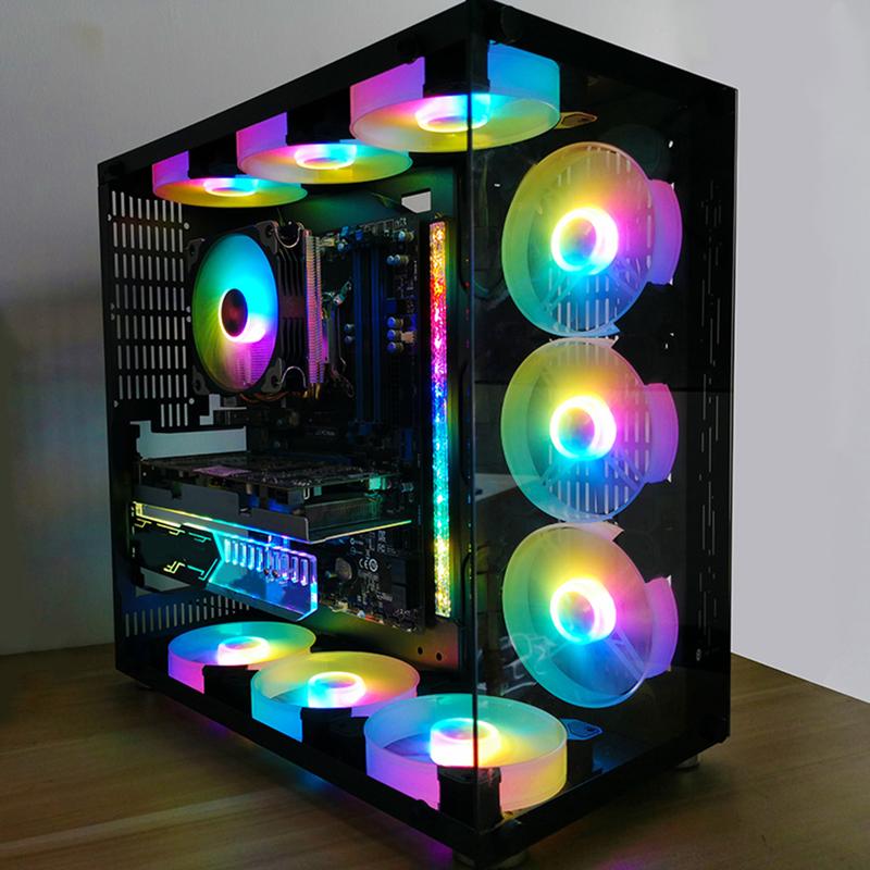 Đèn LED RGB 120mm, JIQI, dành cho quạt vỏ, Phiên bản yên tĩnh, - TikTok ...