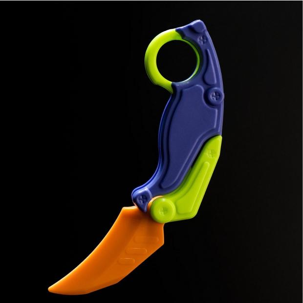 Mainan Pisau Lipat Plastik Fidget Toys Gravity Folding Claw - Shop ...