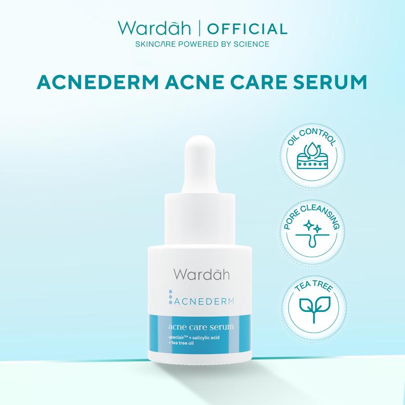 Wardah Acnederm Acne Care Serum 15 ml - Cell-Power Serum wit - TikTok ...