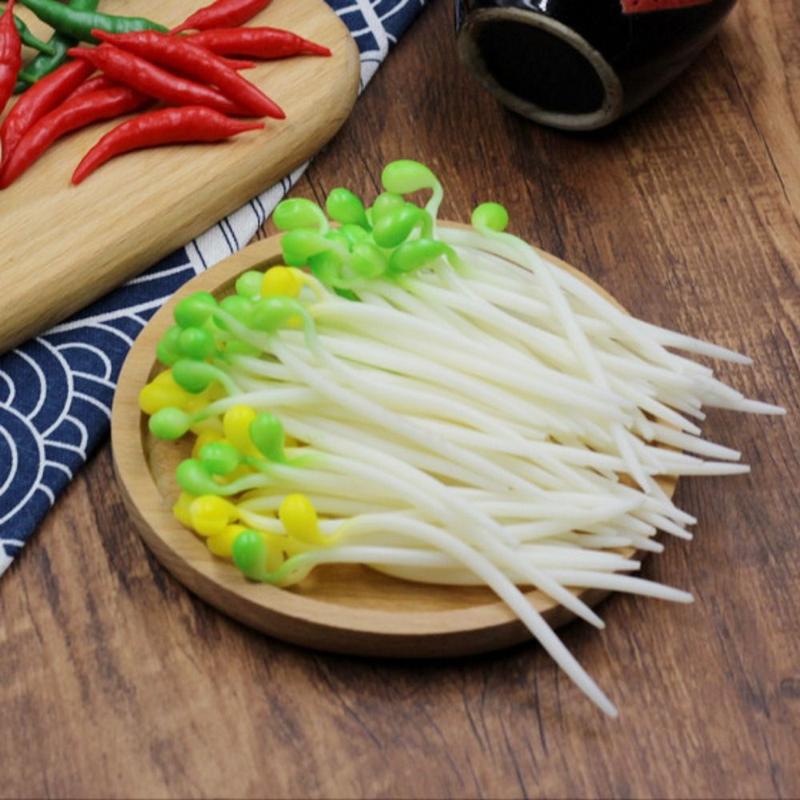 Creative Simulated Food Mung Bean Sprout Fidget Toys Elastic - TikTok ...
