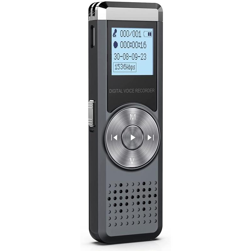 Digital Voice Recorder Audio Sound Recorder Portable MP3 Recorder ...