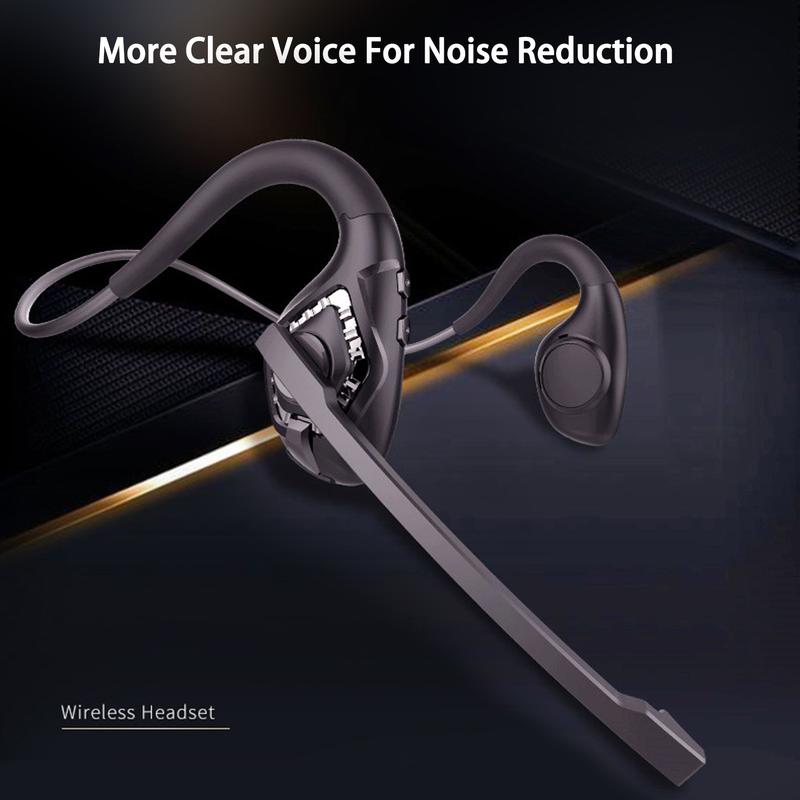 Business Headset IPX5 Waterproof Audio Remote Control Long Battery ...