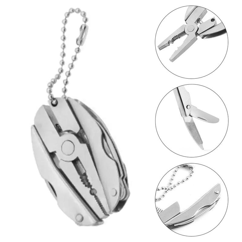 Outdoor pliers multi-purpose folding stainless steel combination ...