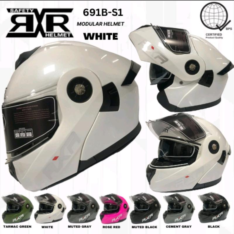 With box With BPS sticker Motorcycle Rxr Modular Full face helmet ...