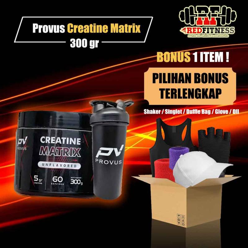 Provus Creatine Matrix 250gr, 300gr & HMB 420gr (60 Serving) BPOM / 300 ...
