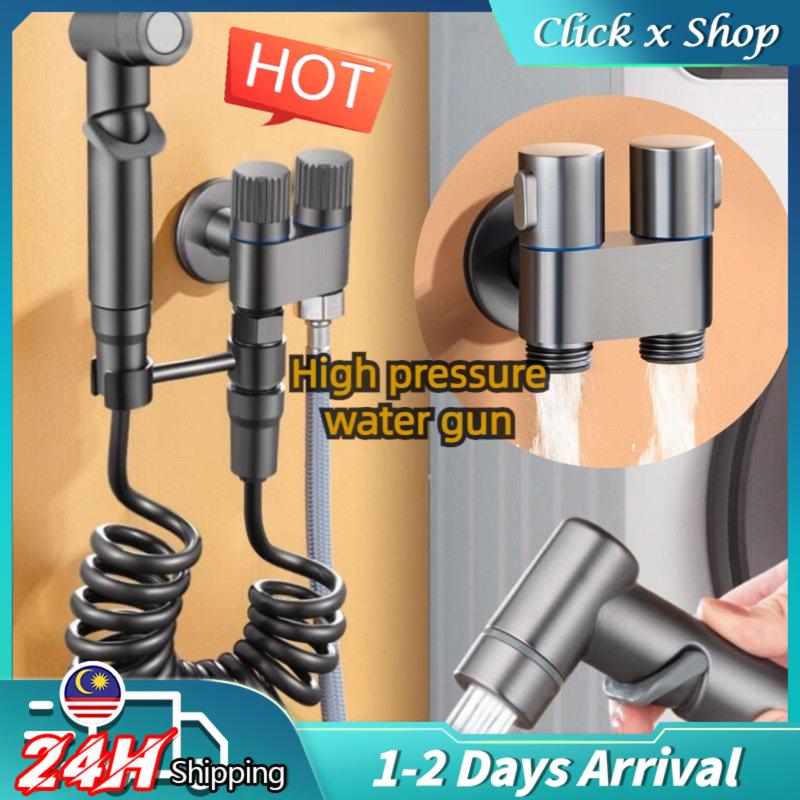 Toilet Hose Paip Toilet Pipe Water Tap Bathroom Bidet Spray Set ...