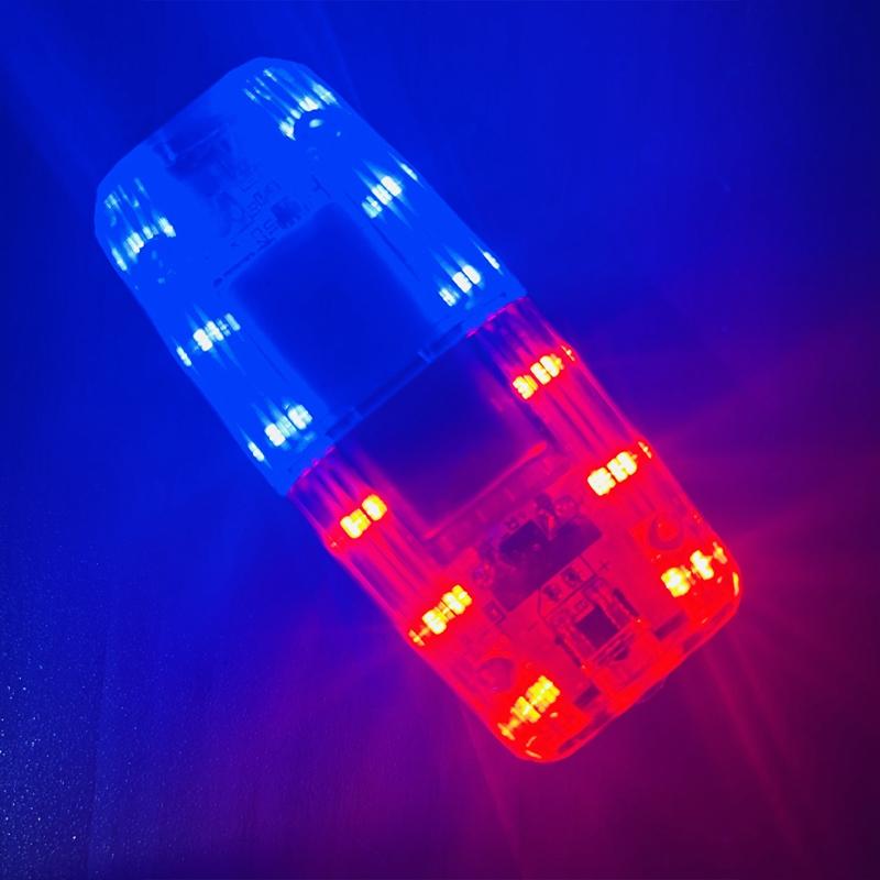 LED Red Blue Caution Emergency Police Light Flashing Shoulde - TikTok ...