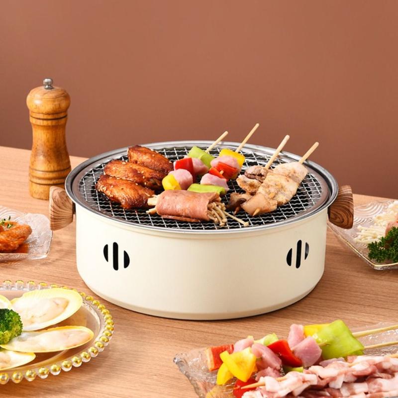 New Stainless Steel Barbecue Grill Beige Green Black Multifunction ...