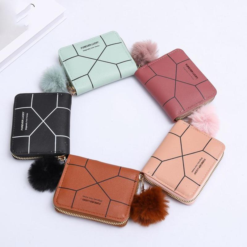 Women's Wallet Short Simple Card Wallet Summer Wallet Zipper - TikTok ...