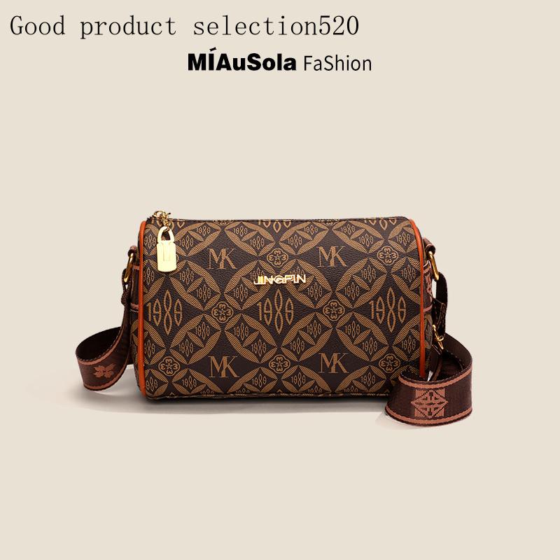 Beg Bantal untuk Wanita, Cetakan Bunga Vintaj, Niche Retro Fesyen ...