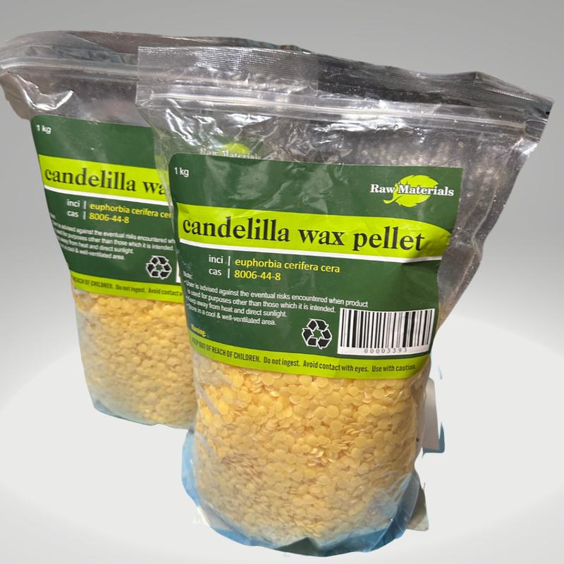 Candelilla Wax Pellet For DIY Cosmetics Raw Material Ingredient ...