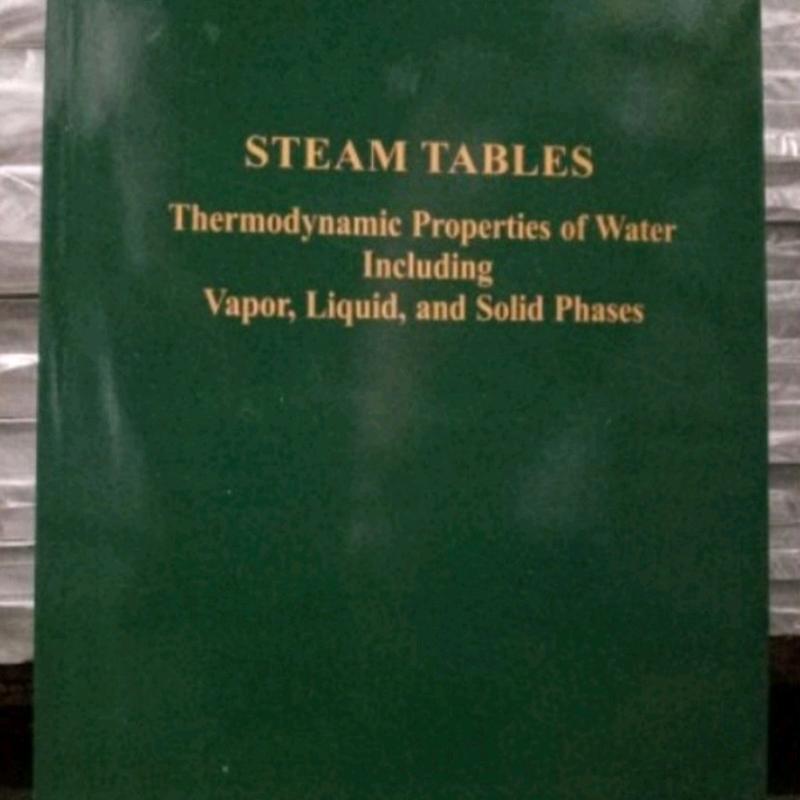 Steam Tables Thermodynamic with chart - TikTok Shop Philippines