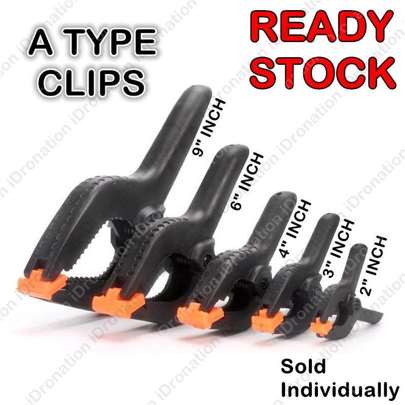 2" 3" 4" 6" 9" Inch A type Spring Clips Plastic Pvc Nylon Modeling ...