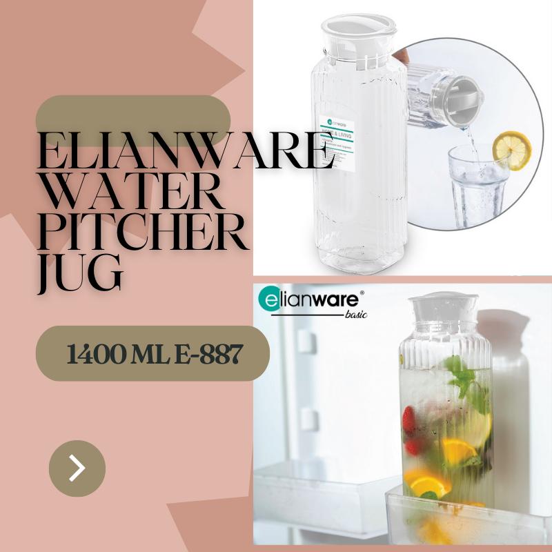 READY STOCK ELIANWARE TRANSPARENT WATER PITCHER FRIDGE ORGANIZER ...