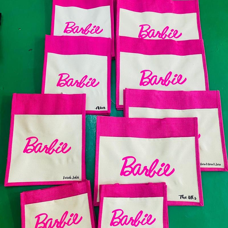Decolorz~ Barbie Beg size S M L Jutebag - TikTok Shop Malaysia