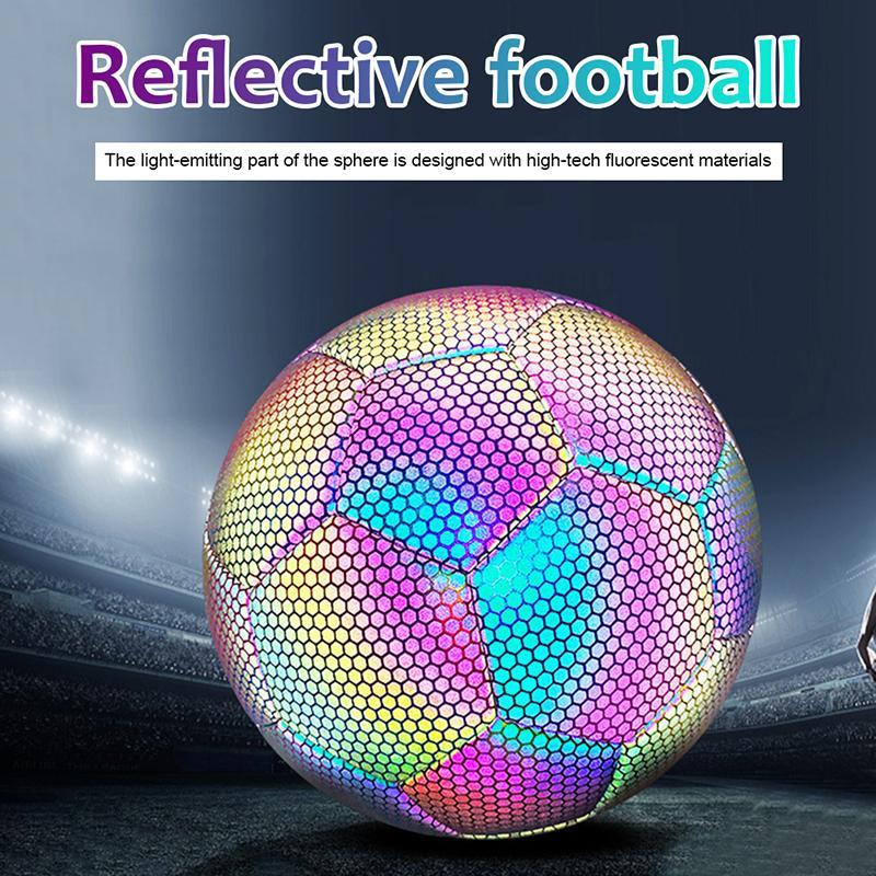 Colorful Reflective Football Game Training Children's Football - TikTok ...