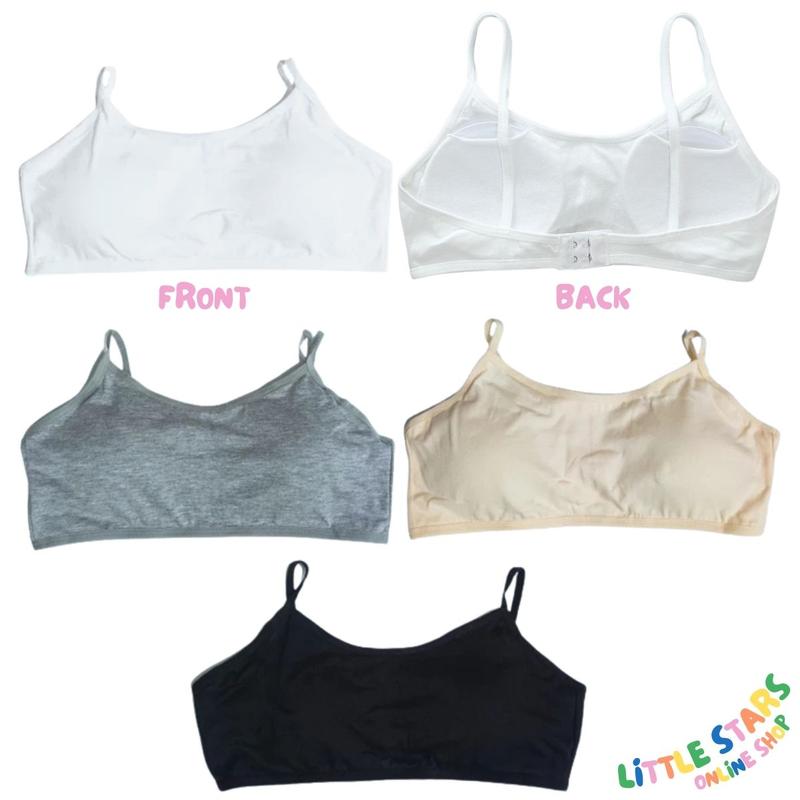 Little Stars Girls Sports Bra with Removable Foam Pads, Ages - TikTok ...