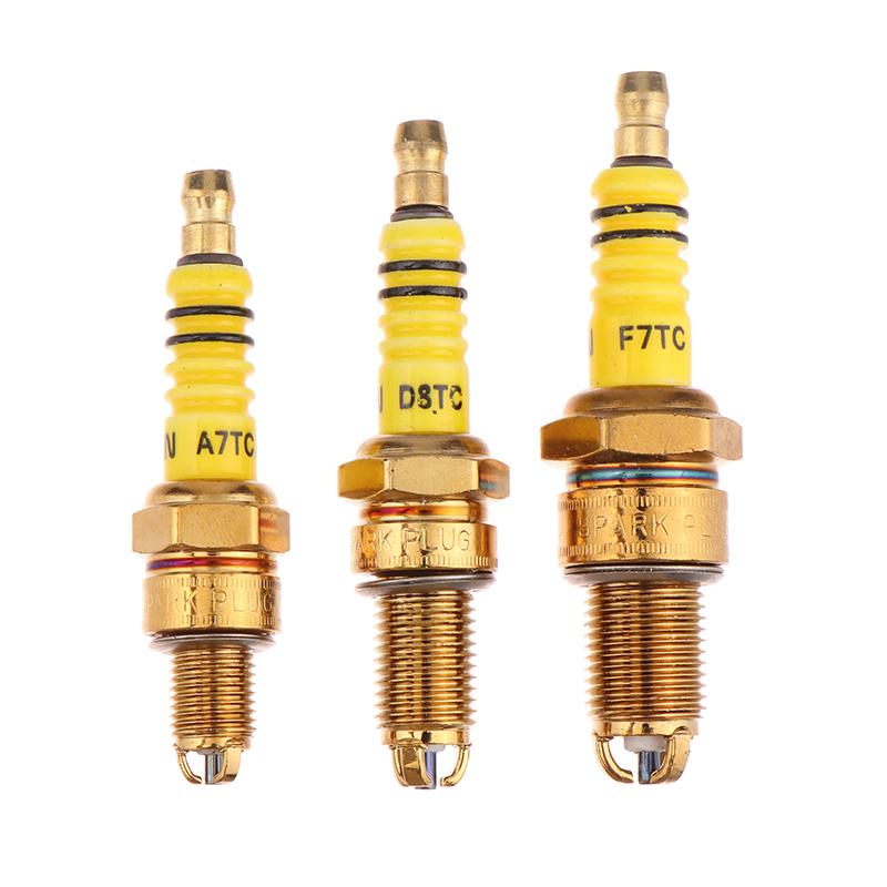 1Pcs Spark Plug 3 Triple Electrode A7TC D8TC For GY6 CG 50 7 - TikTok ...