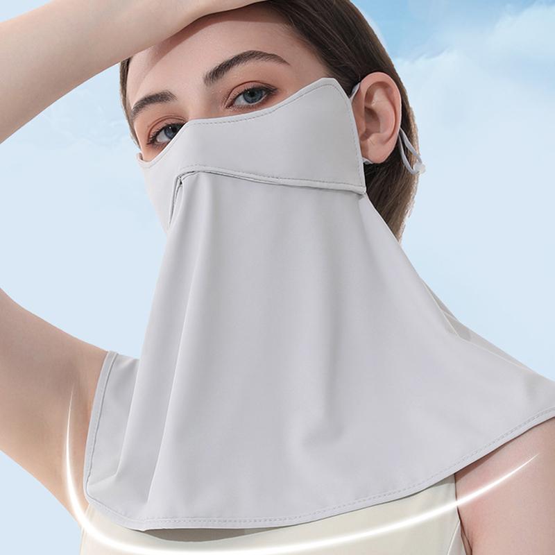 Breathable Sun Protection Face Shield Featuring a Neck Cover - TikTok ...