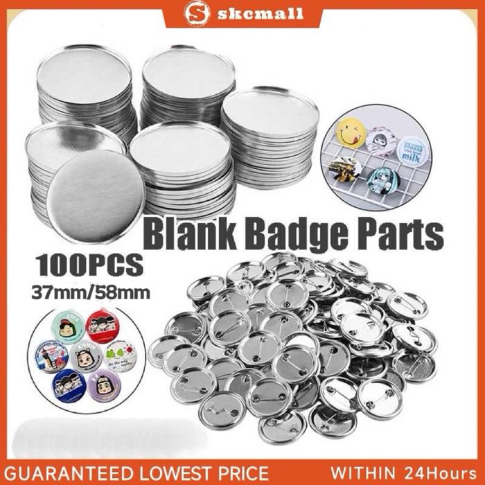 Promo 100pcs/set Custom Pin Button 32/37/44mm Pin Peniti Aesthetic Pin ...