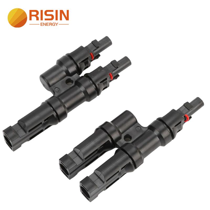 2 Pin Solar Connector T Branch PV Connector MC4 DC Connector - TikTok ...