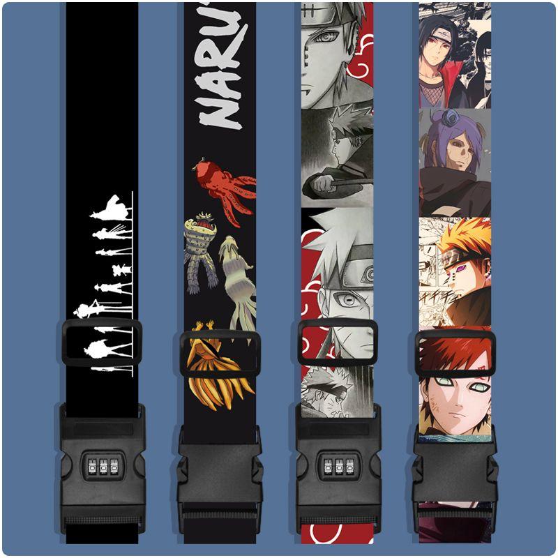 One Piece Luggage Travel Suitcase Packing Strap Naruto One Piece ...