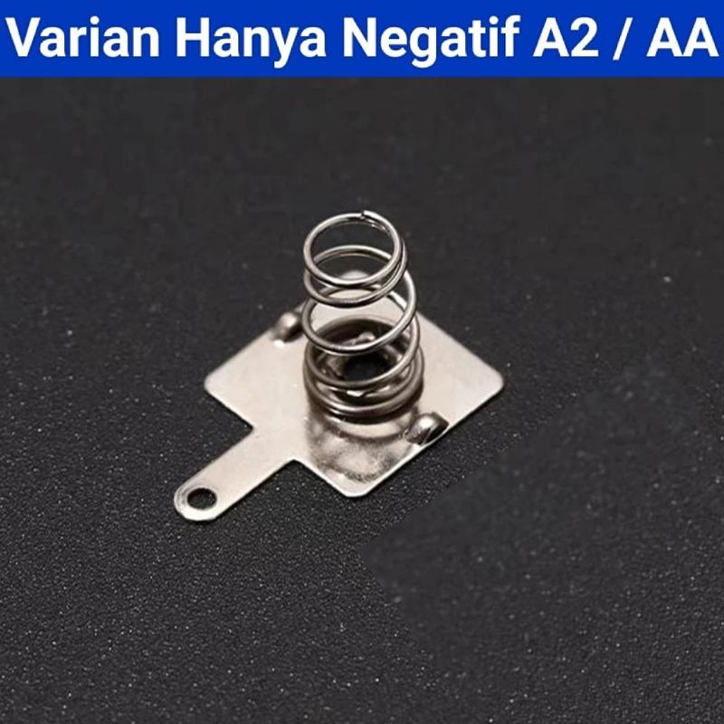 1Pcs Metal Plat Spring Baterai A2 Terminal Ring & Plat / per baterai ...