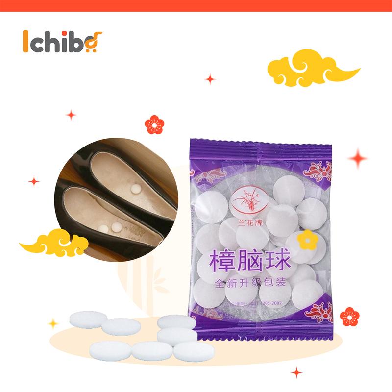 ICHIBA Mothballs Naphthalene Balls Moth Ball Round White Mildew ...