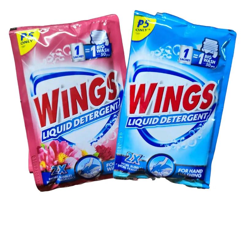 WINGS Liquid Laundry Detergent 40ml x6 Household Cleaning - TikTok Shop ...