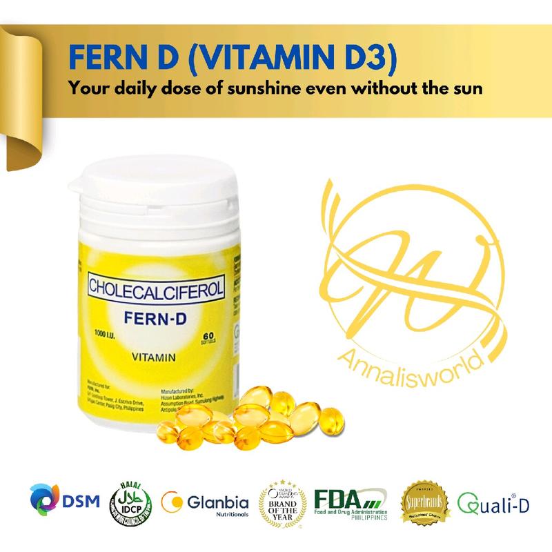 FERN-D (VITAMIN D3) Supplement - TikTok Shop Philippines