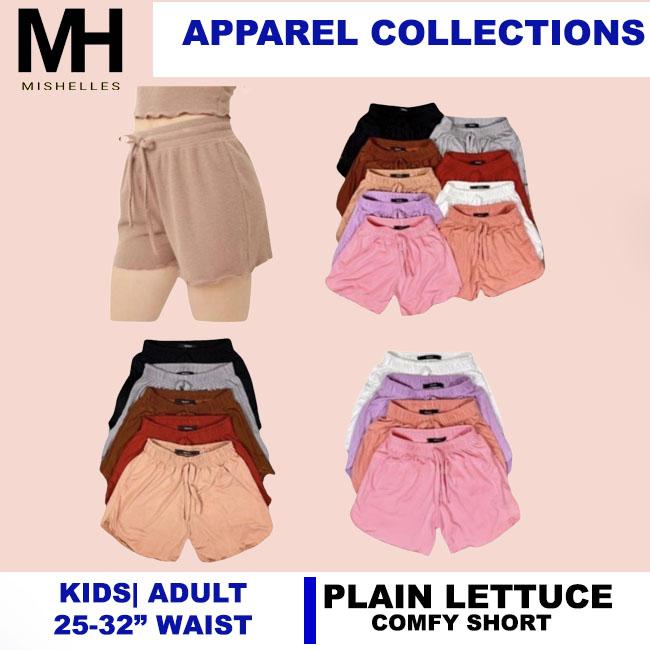 6PCS SET Plain Lettuce Cotton Short for Girl kids teens adul - TikTok ...