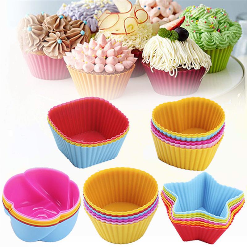 Khuôn Bánh Cup, Chất Liệu Silicon, Thích Hợp Để Nướng Bánh, Bánh ...