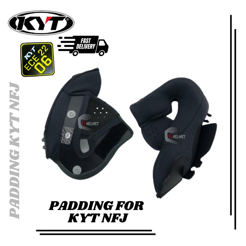 KYT ORIGINAL EAR PADDING FOR NFJ HELMET ( KYT Helmet NF-J Side - TikTok ...