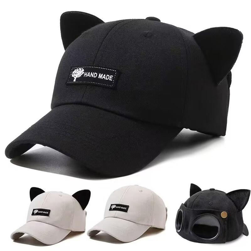 Hip Hop With Sunglasses Design Baseball Caps Adjustable Quick Dry ...