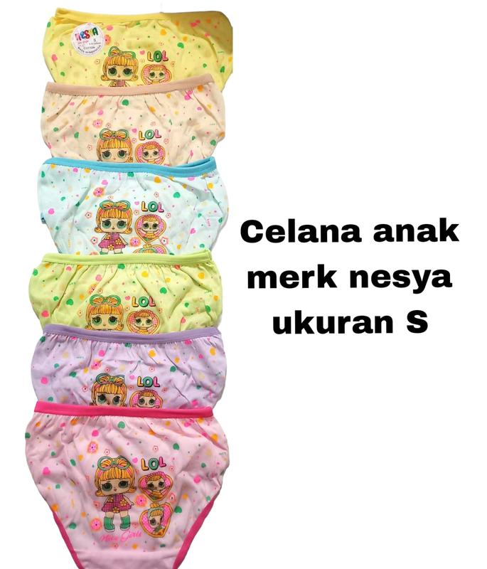 Celana Dalam Anak Nesya S-M-L-XL Harga Per 6 Pcs - Shop | Tokopedia