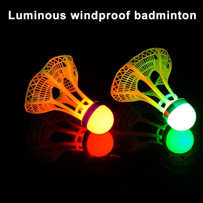 Luminous Windproof Badminton Lighting Balls Foam Head Luminous - TikTok ...