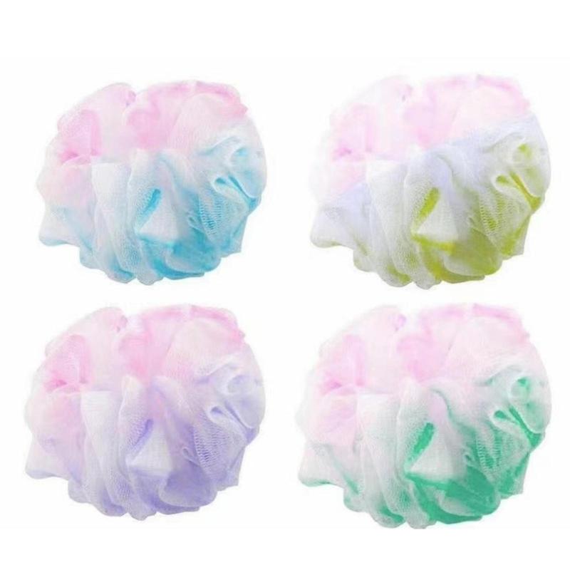 Loofah Bath Shower Ball Scrub Sponge Mesh Sponge Body Wash Bubble ...