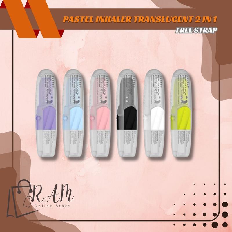 PASTEL POCKET TRANSLUCENT INHALER 2 IN 1 TRANSPARANT ORIGINA - Shop ...