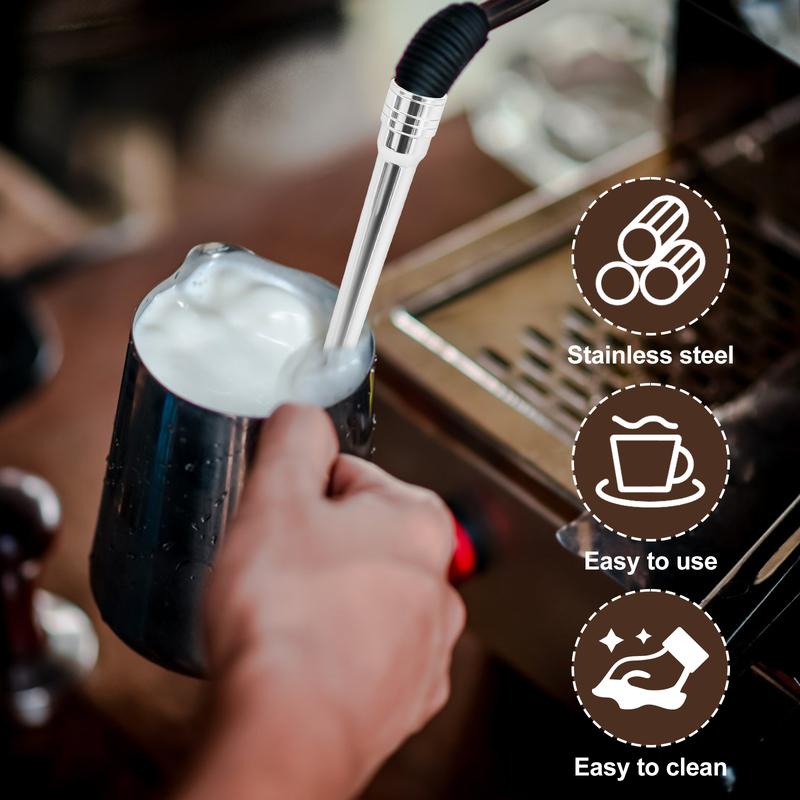 Coffee Machine Steam Nozzle Stainless Steel Coffee Maker Steam - TikTok ...