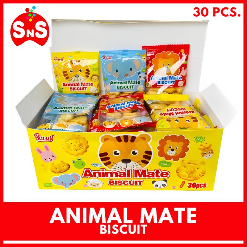 1 Box Animal Mate Biscuit Land Animal Shape Cute Delicious Nutritious ...