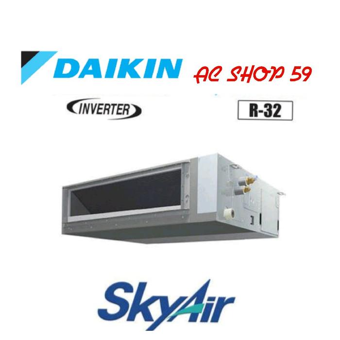 Jual AC DAIKIN 4 PK FBFC100DVM4 SPLIT DUCT INVERTER R32 WIRELESS 1 ...