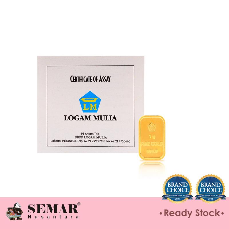 Logam Mulia Antam 1gr Emas Batangan Semar Nusantara - Shop | Tokopedia