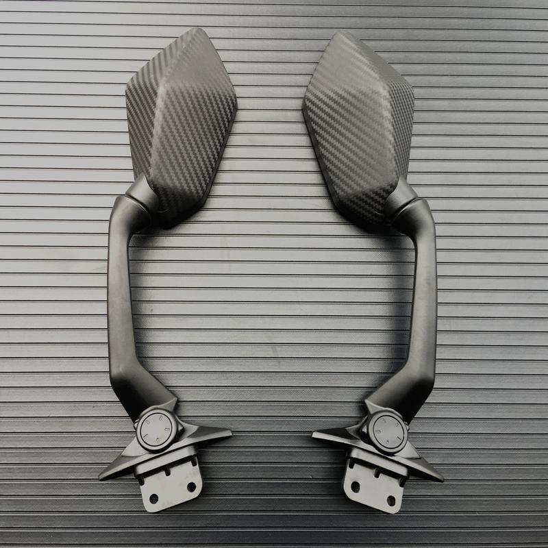 Motorcycle Accessories Aluminum Side End Mirrors Rearview Mirrors ...