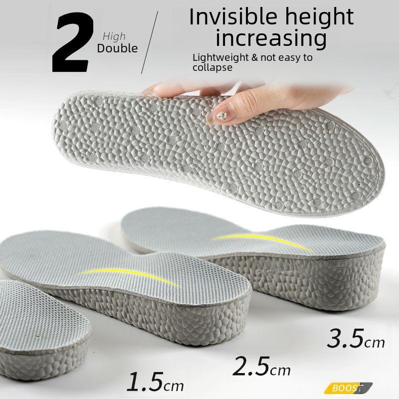 Popcorn Inner Heightening Shoe Pad Deodorant Men and Women Invisible ...