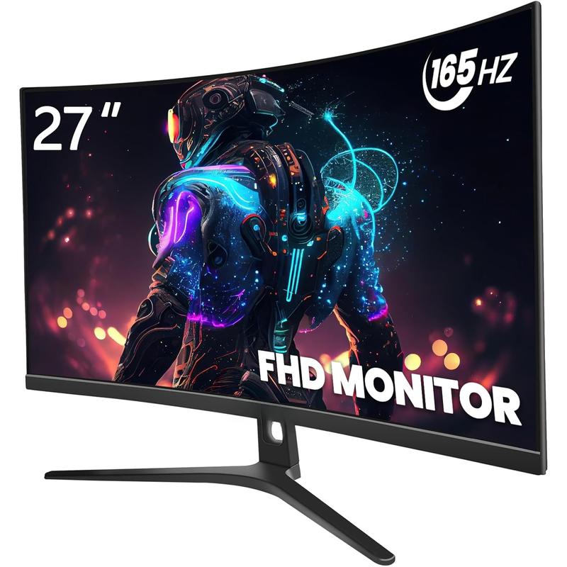 27Inch 144Hz/165Hz Curved Gaming , FHD 1080P VA Screen 1800R Curvature ...